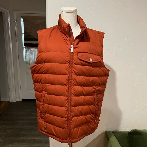 Fjallraven | Jackets & Coats | Mens Rust Puffer Vest | Poshmark